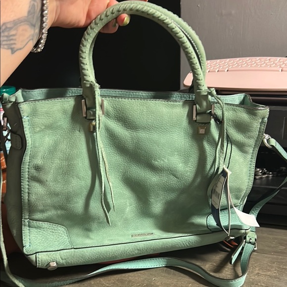 Rebecca Minkoff | Bags | Rebecca Minkoff Regan Tote Dusty Mint Green ...